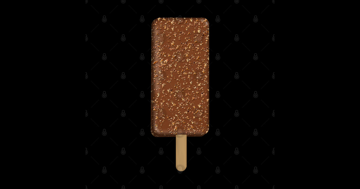 Nutty Chocolate - Summer Popsicle - Sticker | TeePublic