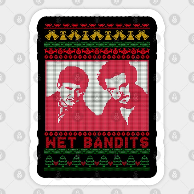 A Very Wet Bandit Christmas - Home Alone - Sticker | TeePublic
