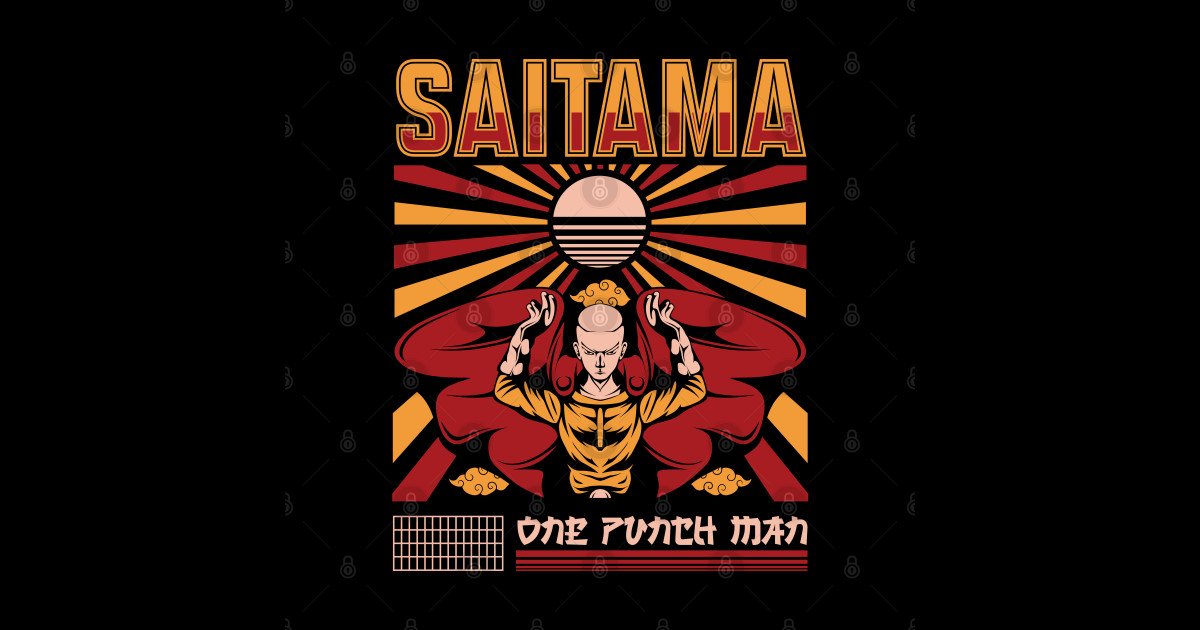 Saitama One Punch Man - Saitama - Sticker | TeePublic