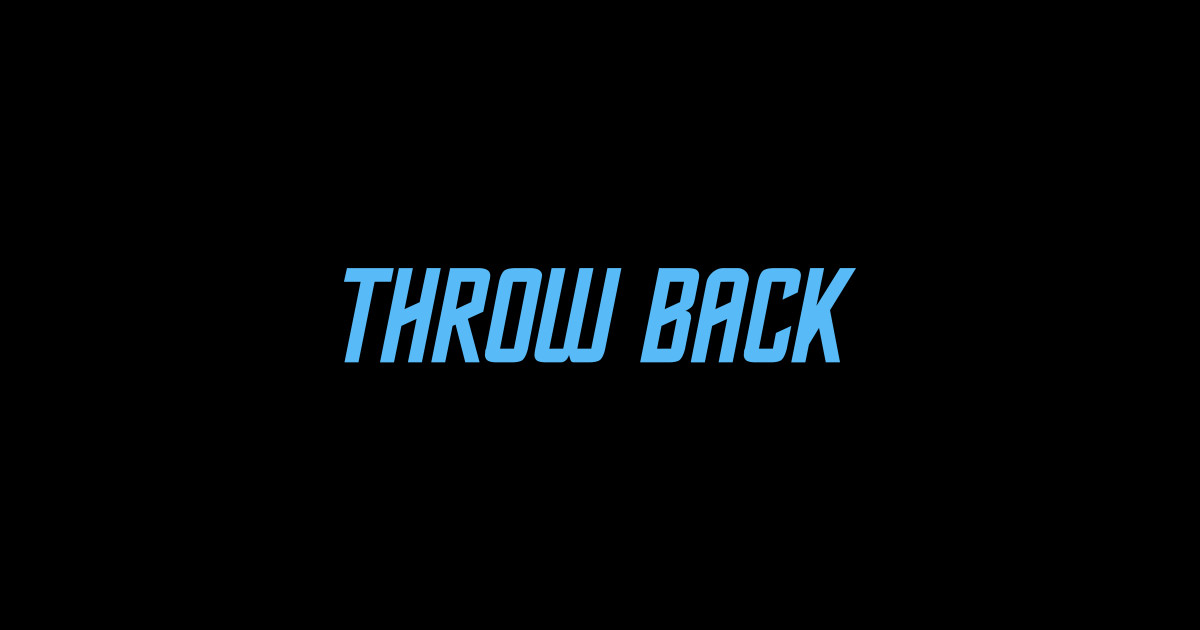 Throwback Trek Blue - Throwback Thursday - Sticker | TeePublic