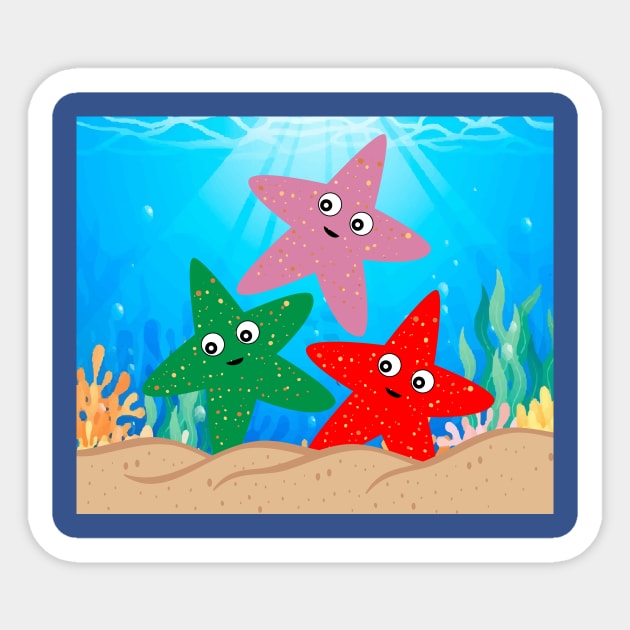 Colorful Funny Fish With Googly Eyes - Fishing - Sticker | TeePublic