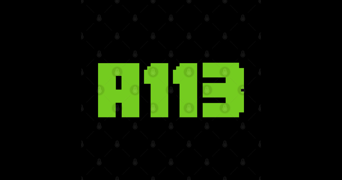 A113 Lapel - Pixar - Sticker | TeePublic