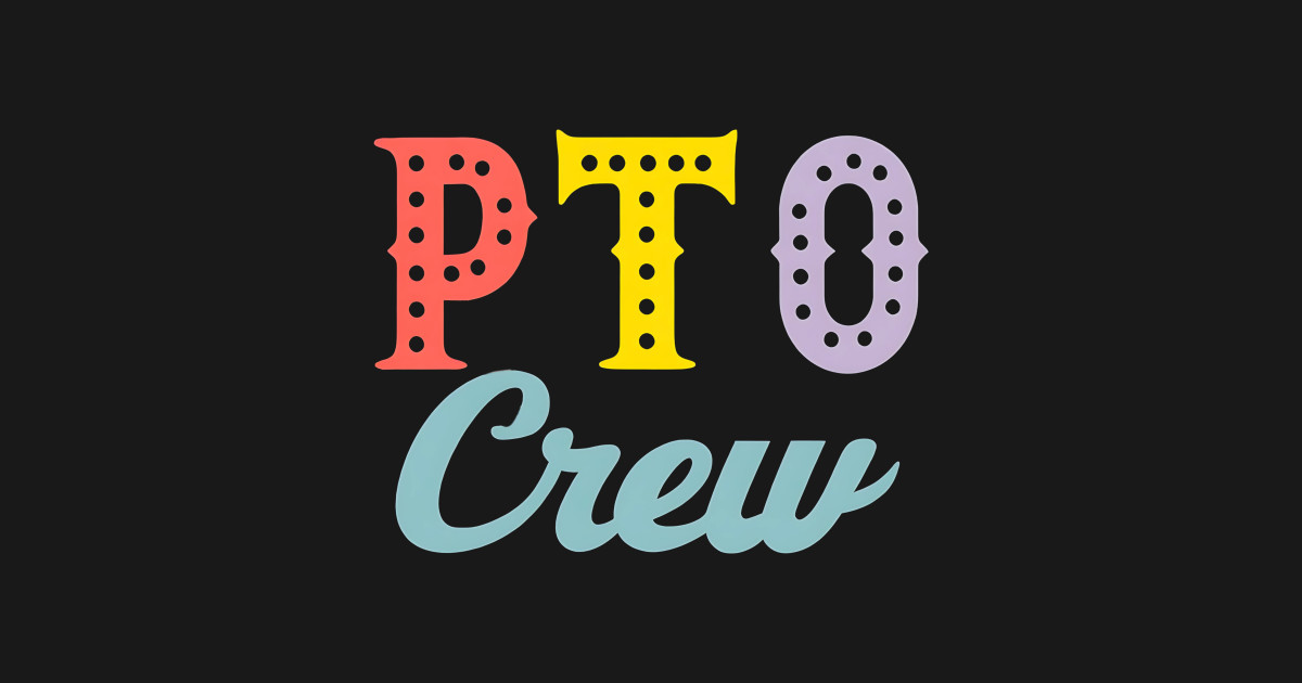 PTO Crew – Bold Varsity & Handwritten Text Design - Pto Crew - T-Shirt ...