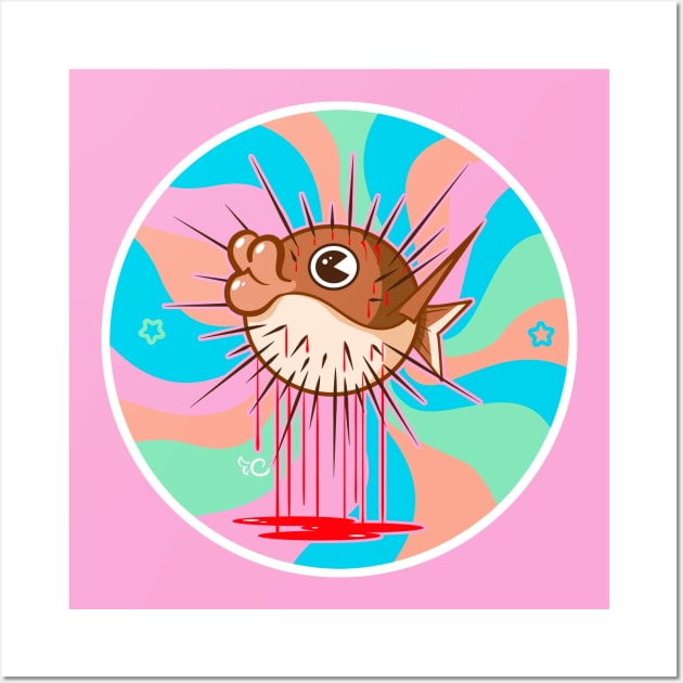 trippy drippy - Cute dark animal puffer fish - Puffer Fish - Posters ...