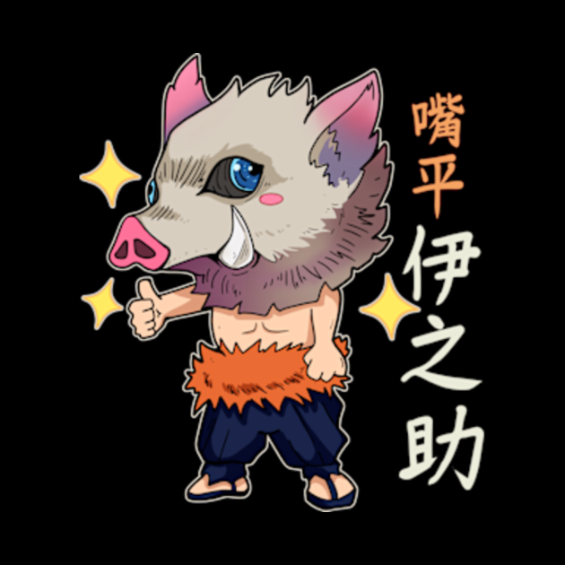 inosuke hashibira kimetsu no yaiba chibi - Inosuke - Pin | TeePublic