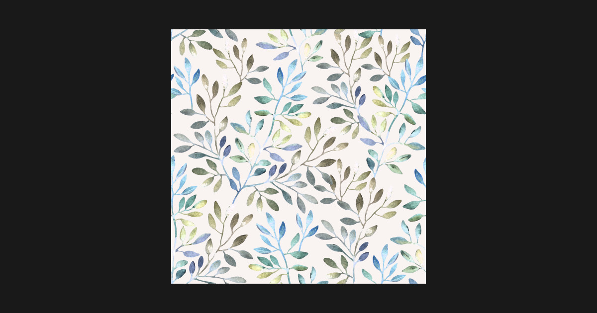 Daybreak Watercolor Leaves Pattern - Leaf - T-Shirt | TeePublic