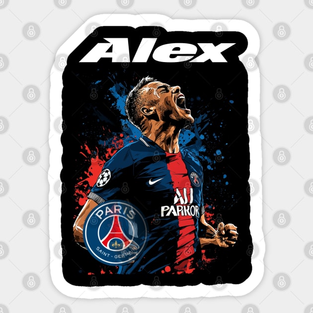 ALEX FOOTBALL FAN ART - Alex Football Fan Art - Sticker | TeePublic