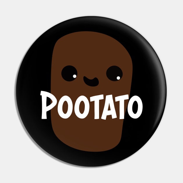 Cute Poo Potato Kawaii - Kawaii Poo - Pin | TeePublic