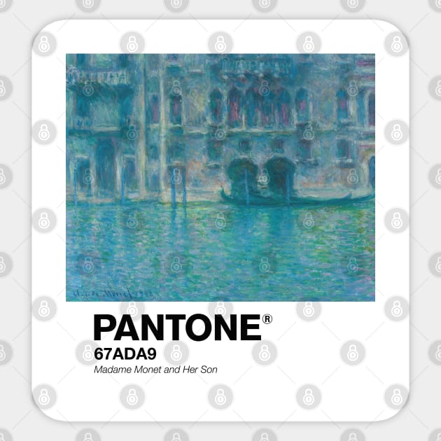 PANTONE MONET - PANTONE Palazzo da Mula, Venice (1908) by Claude Monet ...
