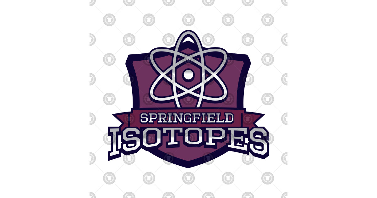 Springfield Isotopes - Simpsons - Sticker | TeePublic