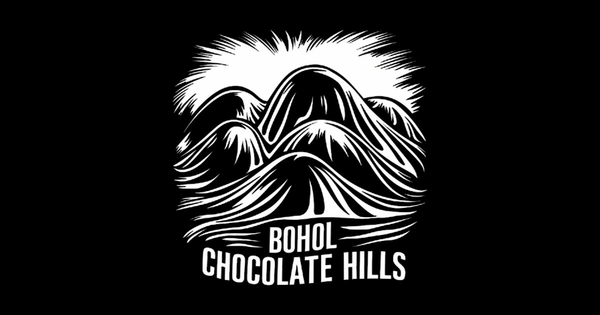 Bohol Chocolate Hills - Bohol - Sticker | TeePublic