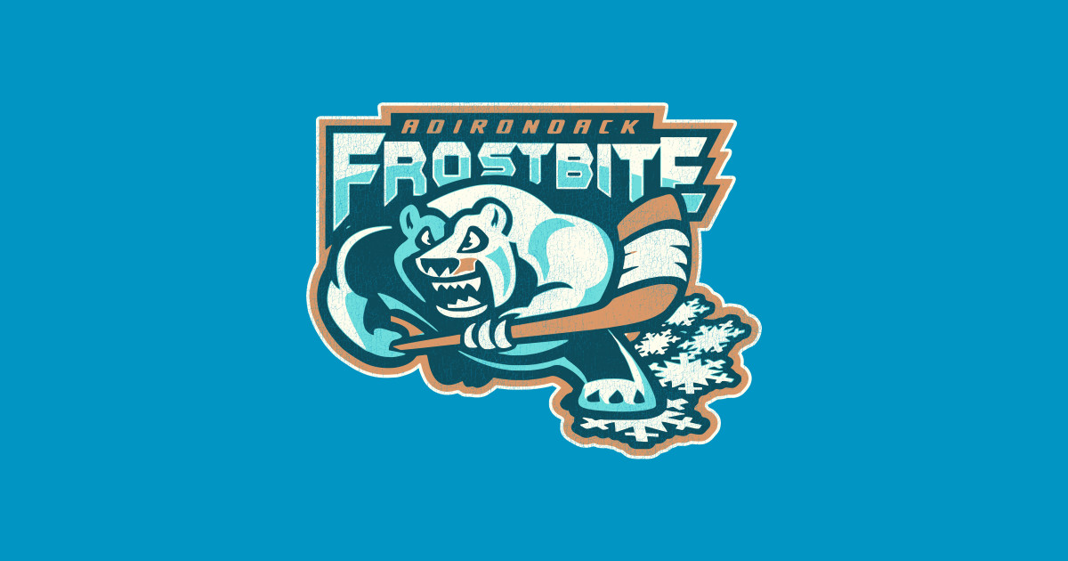 Defunct Adirondack Frostbite Hockey Team - Hockey - T-Shirt | TeePublic