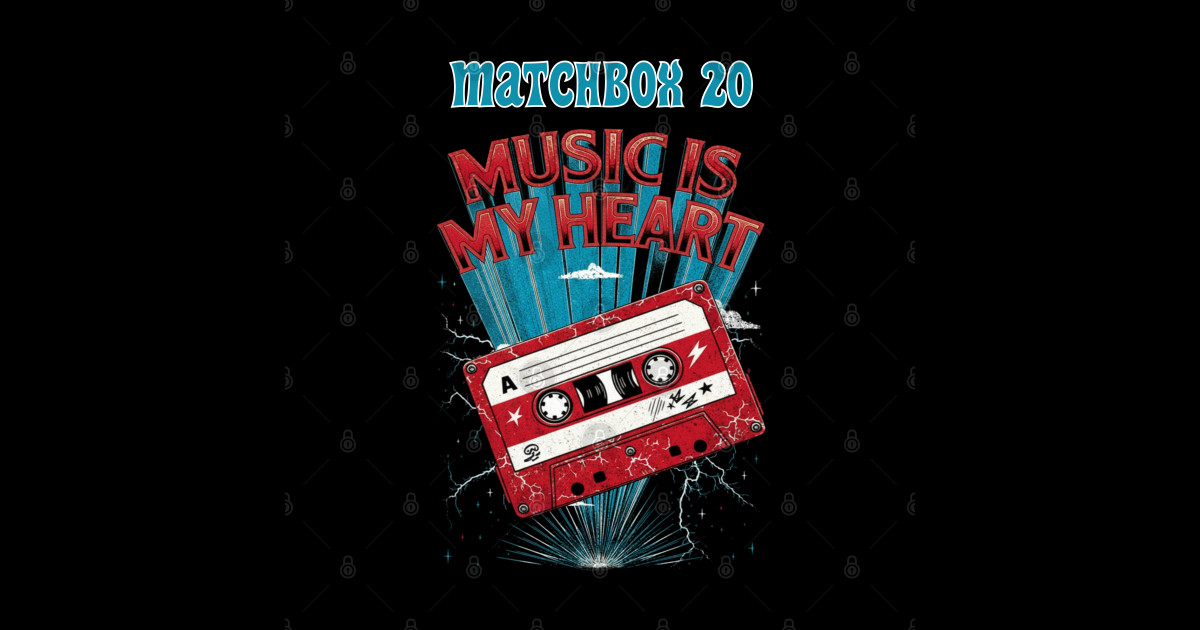 MATCHBOX 20 BAND FAN ART - Matchbox 20 Band Fan Art - Sticker | TeePublic