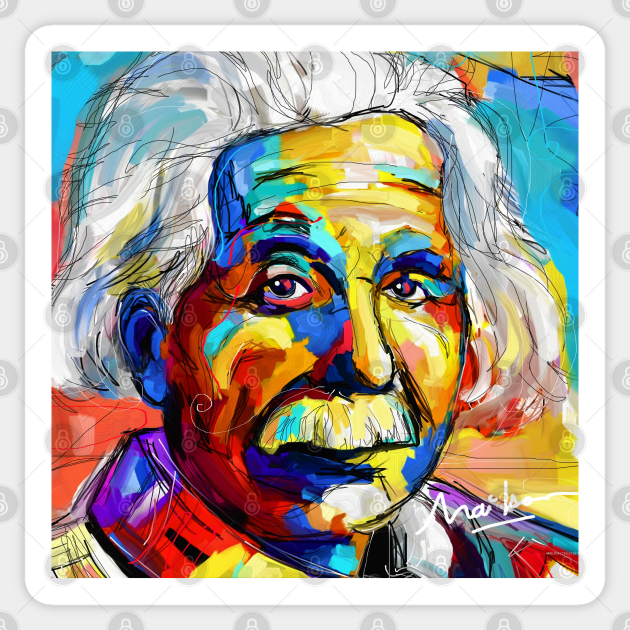 albert einstein - Albert Einstein - Sticker | TeePublic