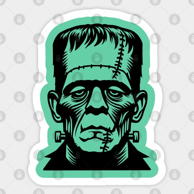 Frankenstein's Monster - Frankensteins Monster - Sticker | TeePublic