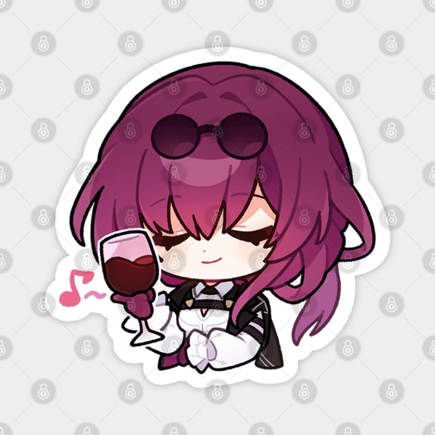 Honkai Star Rail Chibi Kafka Honkai Star Rail Magnet TeePublic