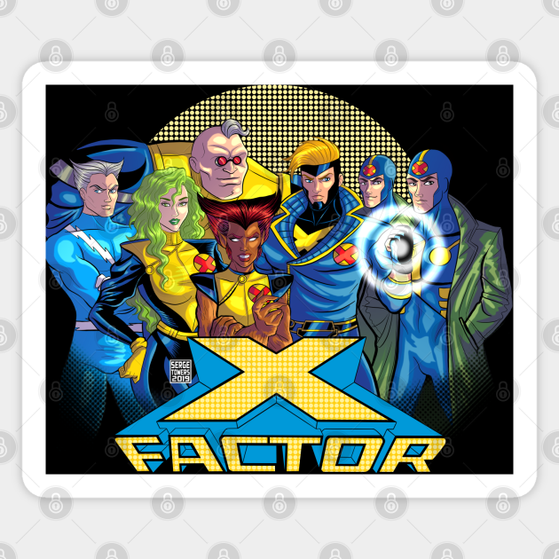 90s X-Factor - Xmentshirt - Sticker | TeePublic