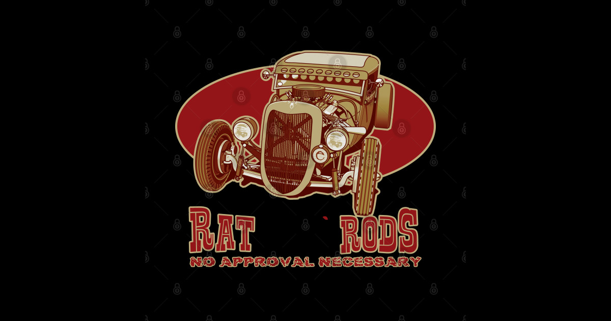 Rat Rods - Rat Rod - Sticker | TeePublic
