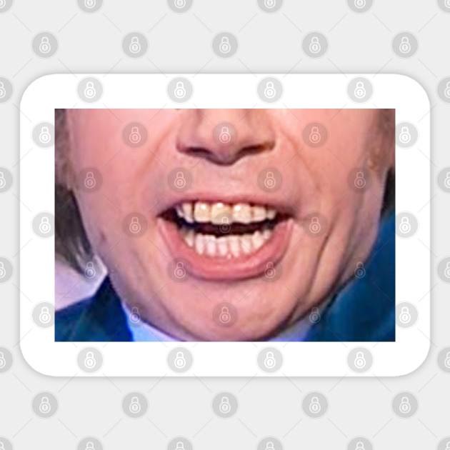 austin powers face mask - Austin Powers - Sticker | TeePublic