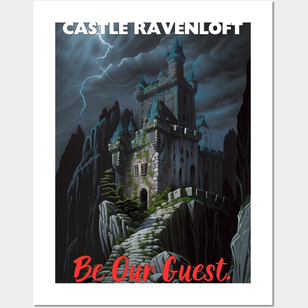 Castle Ravenloft Tourism Poster - Barovia - Curse Of Strahd - Posters ...