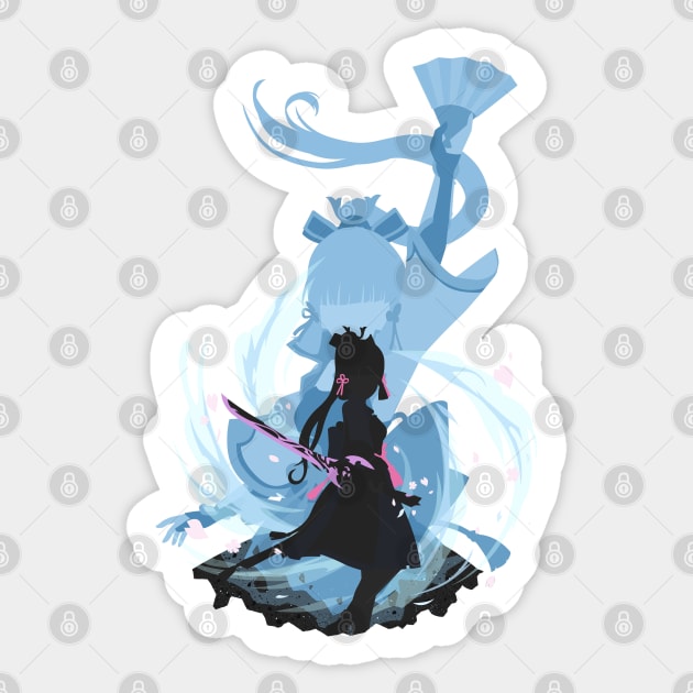 Ayaka Genshin Impact - Ayaka - Sticker | TeePublic