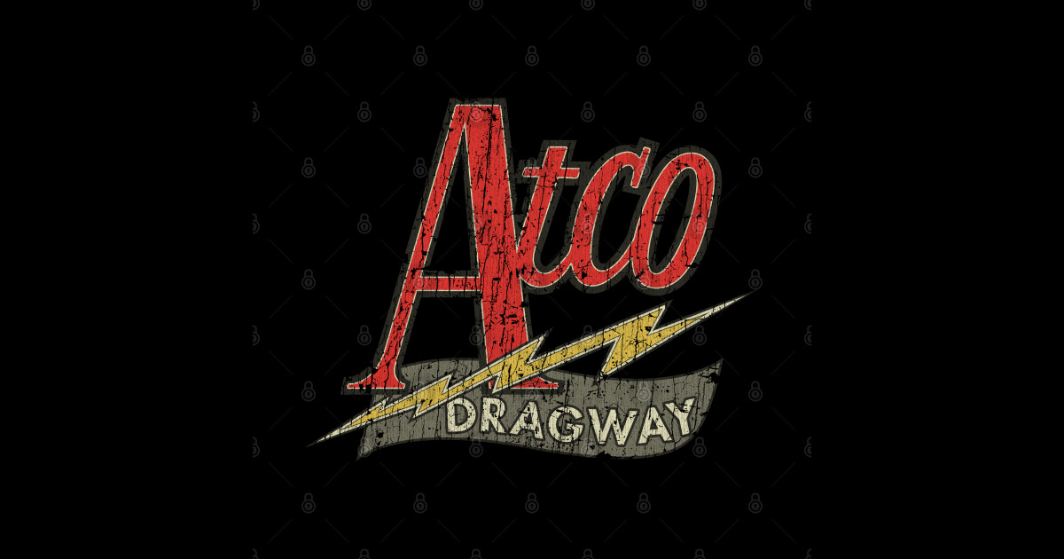 Atco Dragway 1960 - Drag Racing - Sticker | TeePublic