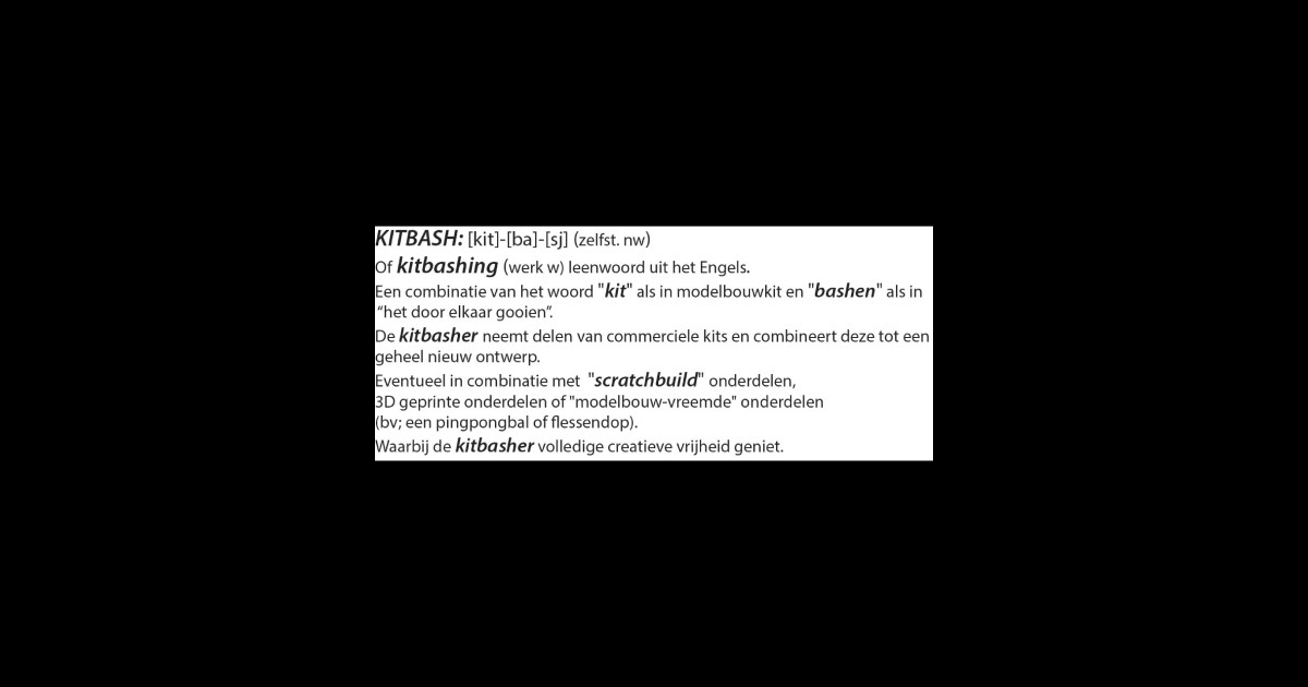 Kitbash meaning - Plainries - Sticker | TeePublic