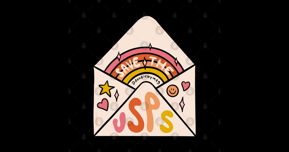 Save the USPS - Usps - Sticker | TeePublic