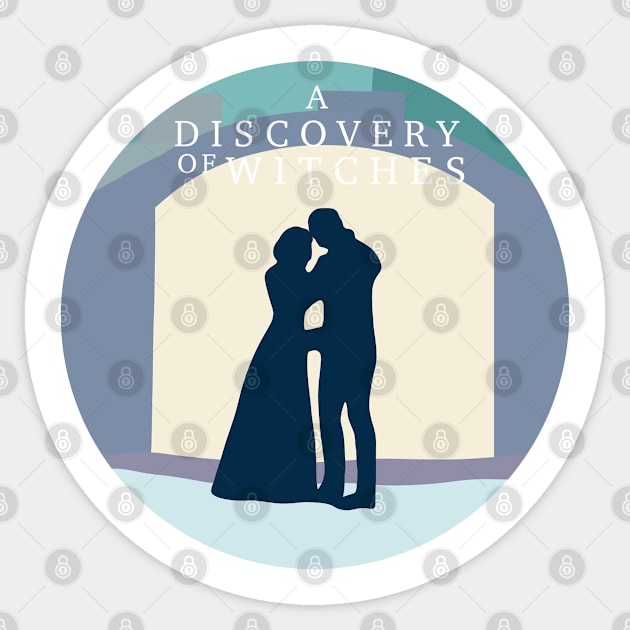 Diana and Matthew silhouette (ADOW) - Discovery Of Witches - Sticker ...