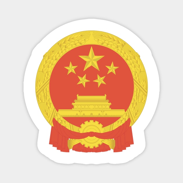 National Emblem of China - National Emblem Of China - Magnet | TeePublic