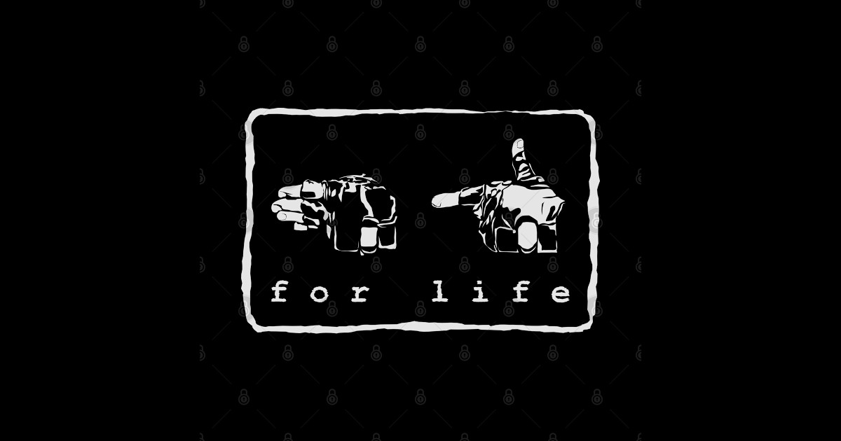 for life - nwo hand sign - Wrestling - Sticker | TeePublic