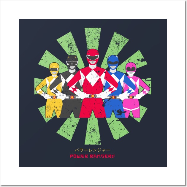 Power Rangers Retro Japanese - Power Rangers - Posters and Art Prints ...