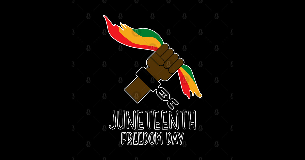 Juneteenth hand symbol - Juneteenth Hand Symbol - Sticker | TeePublic