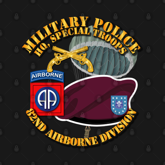MP - 82nd Airborne Div - Beret - Maroon - Mp 82nd Airborne Div Beret ...