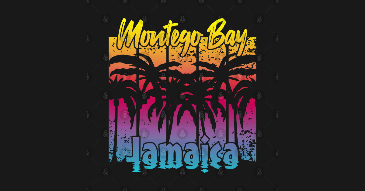 Montego Bay Jamaica - Montego Bay - T-Shirt | TeePublic