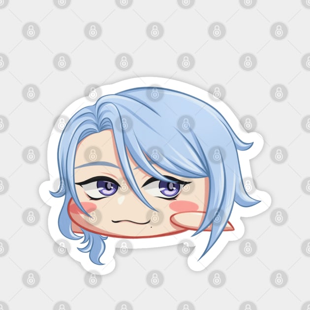 chibi ayato genshin fanart - Genshin Impact - Magnet | TeePublic