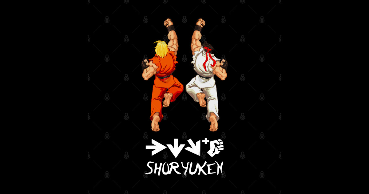 Shoryuken - Street Fighter - Sticker | TeePublic