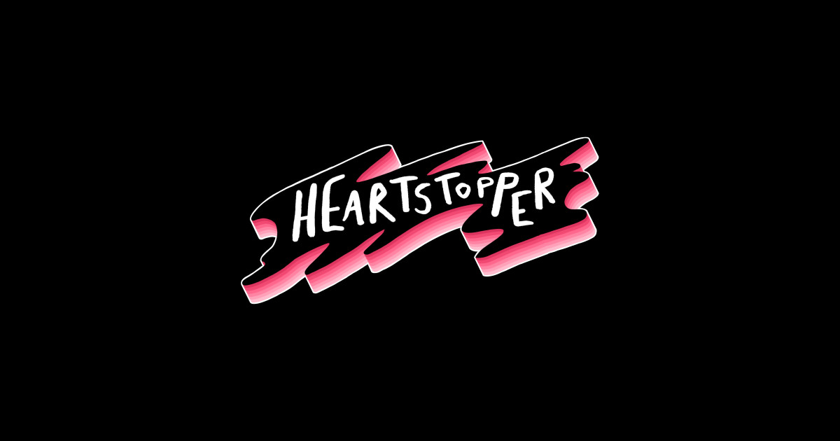 Heartstopper logo - pink - Kit Connor - Sticker | TeePublic