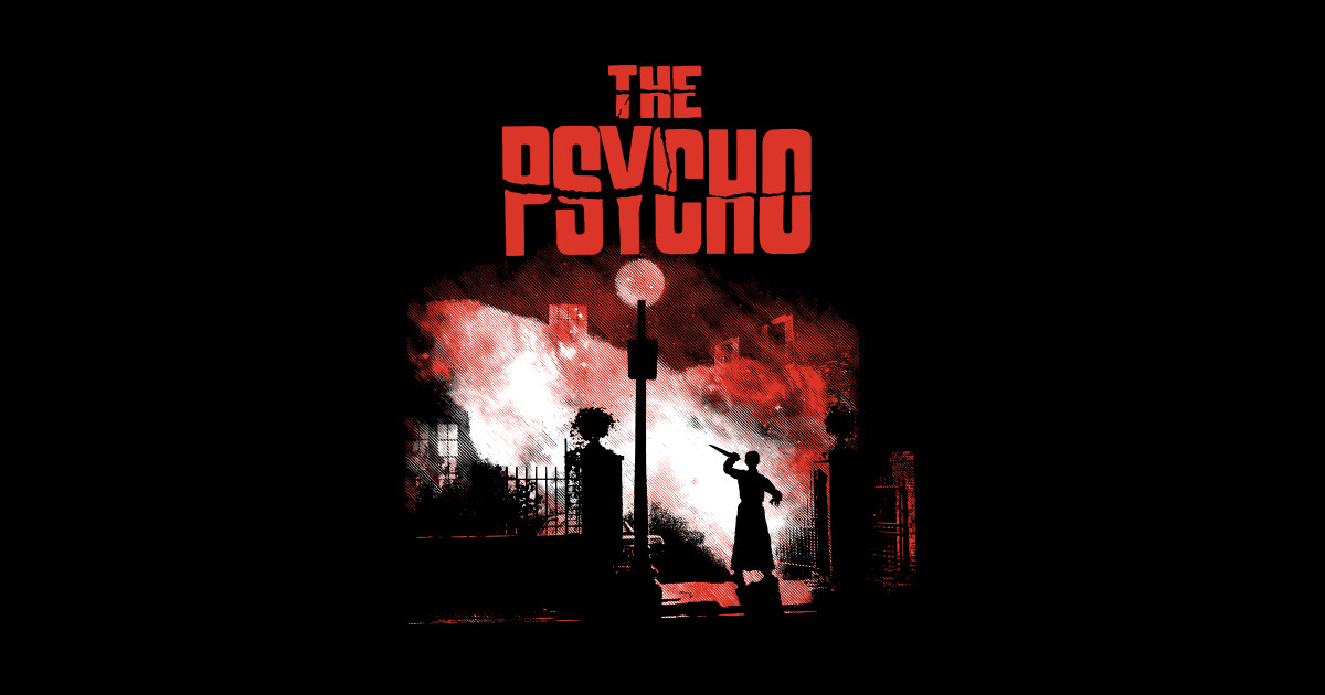 The Psycho - Horror - Sticker | TeePublic