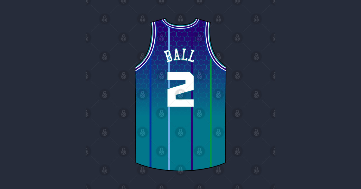 Lamelo Ball Charlotte Jersey Qiangy - Lamelo Ball - T-Shirt | TeePublic