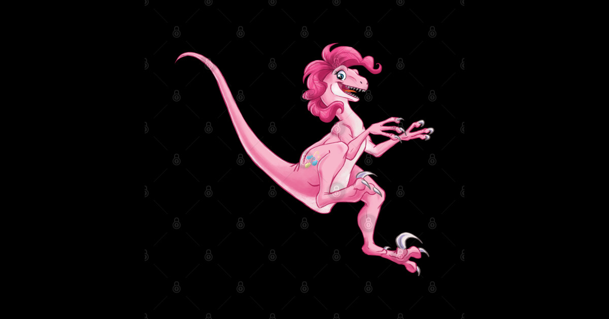 My Little Raptor - Pinkie Pie - Raptor - Kids T-Shirt | TeePublic