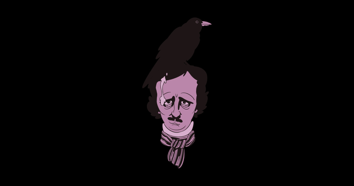 Edgar Allan Poop - Edgar Allan Poe - Sticker | TeePublic