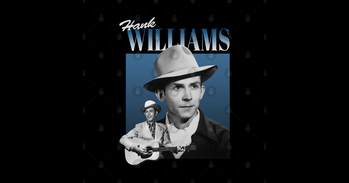 Hank Williams - Hank Williams - Sticker | TeePublic