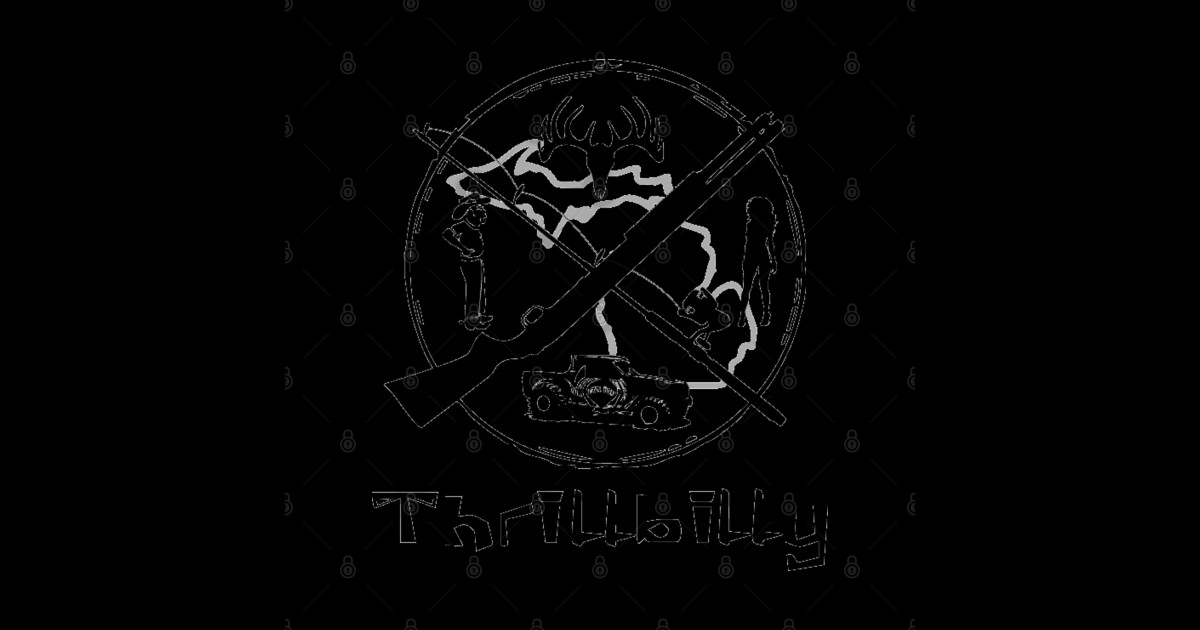 Thrillbilly Coat Of Arms - Hillbilly Hijinx - Sticker | TeePublic