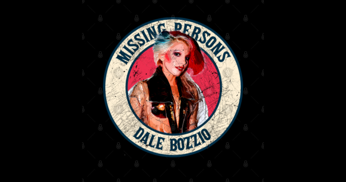 Retro Style Fan Art Design Missing Persons - Missing Persons - Sticker ...
