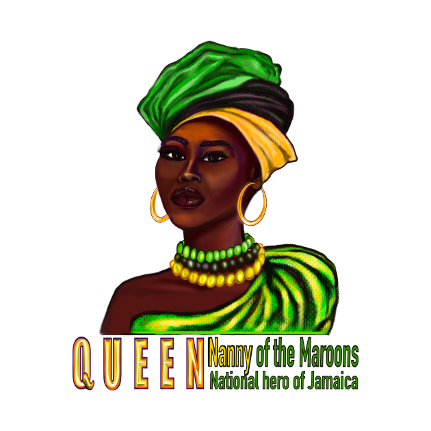 Queen nanny of the Maroons - national heroine of Jamaica - Queen - T ...