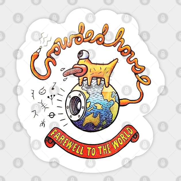 crowded house poster - Crowded House - Sticker | TeePublic