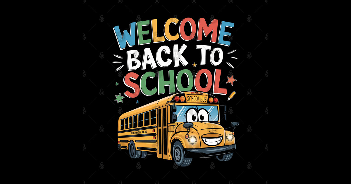 Welcome Back To School Shirt School Bus Driver Mens Boys - Welcome Back ...