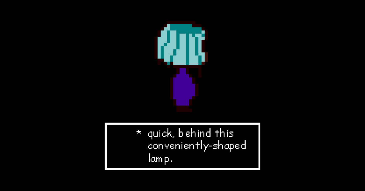 Undertale - Lamp - Undertale - Sticker | TeePublic