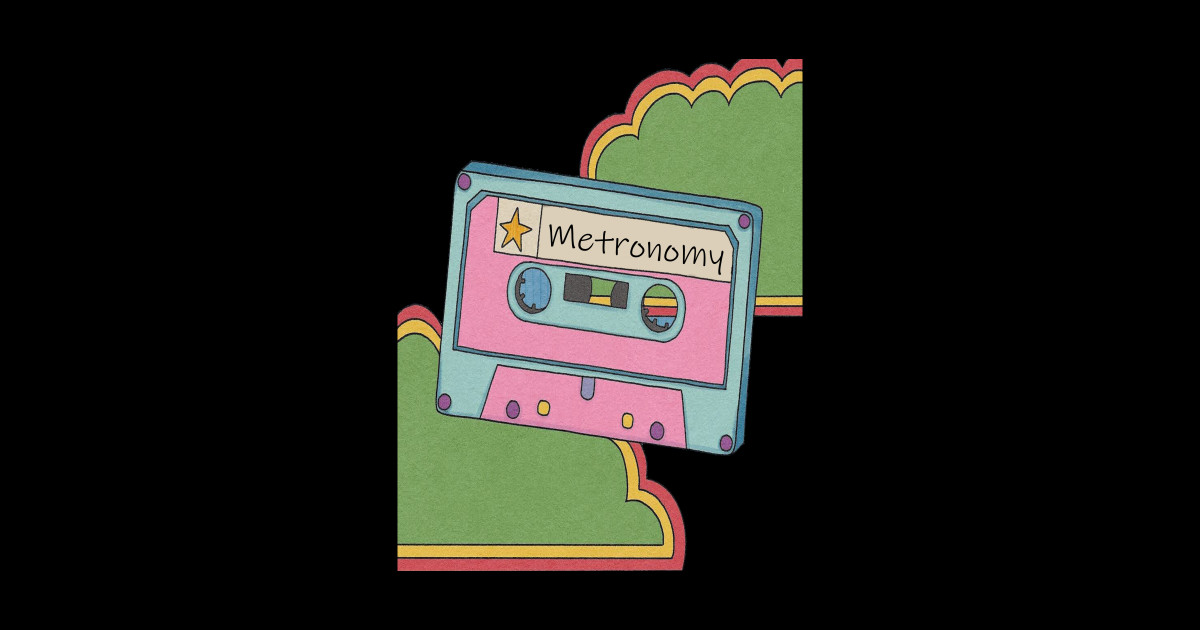 vintage cassette tape Metronomy - Metronomy - Sticker | TeePublic